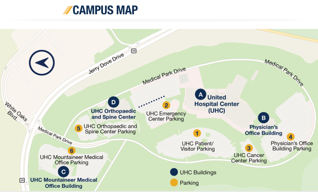 Maps & Directions | United Hospital Center